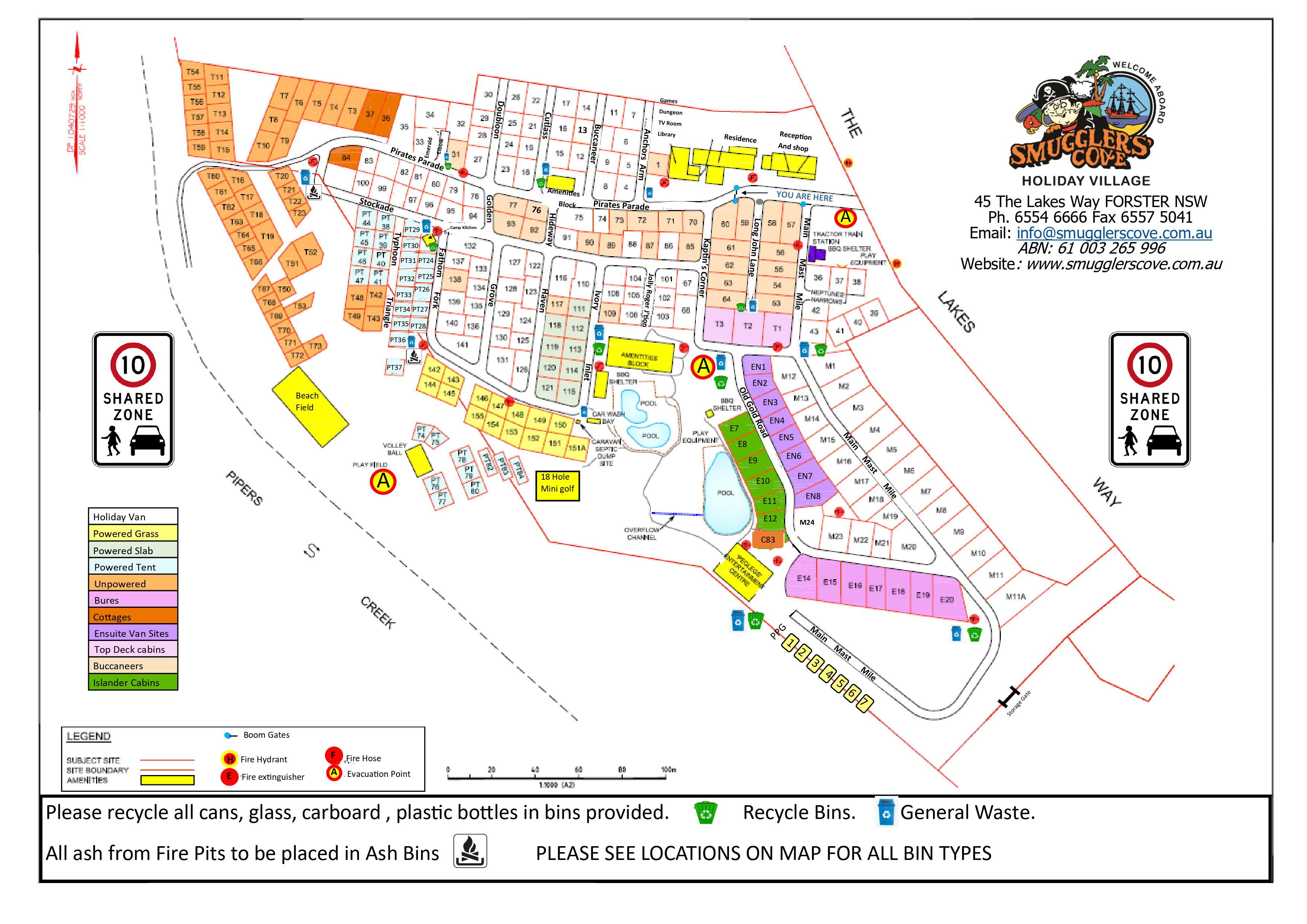 Park Map | Smugglers Cove